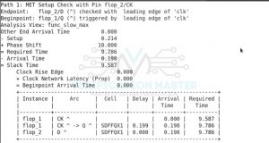 Stages of STA - VLSI Master